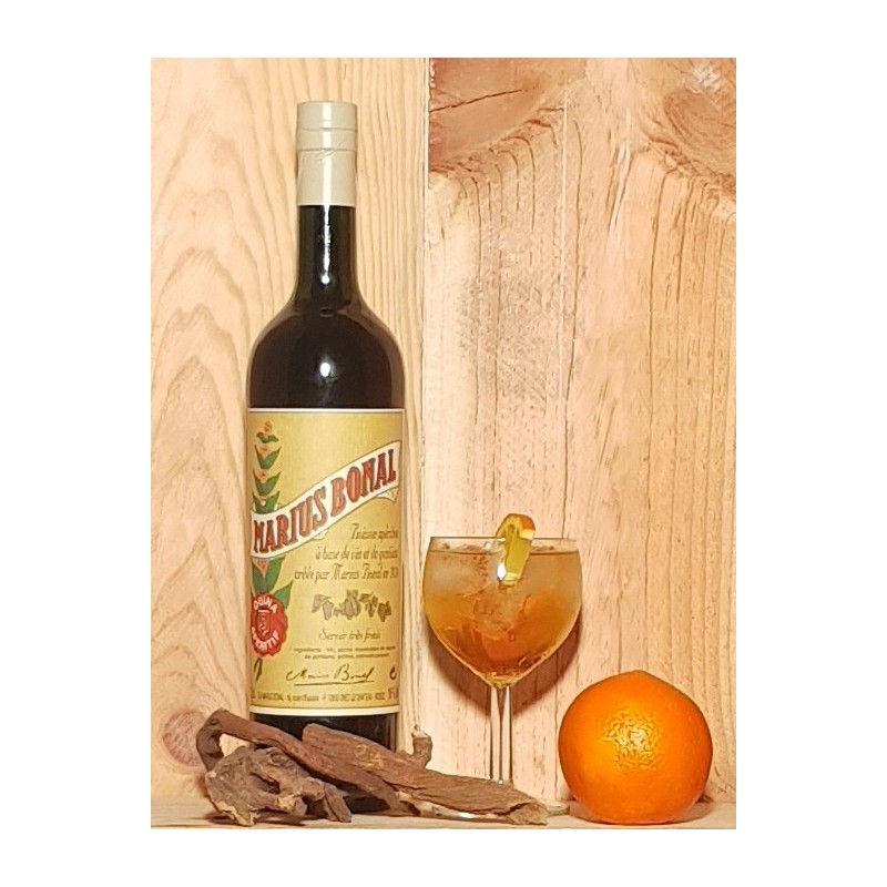 Quina - Apéritif Marius Bonal à base de vin, de gentiane, de quinquina ...