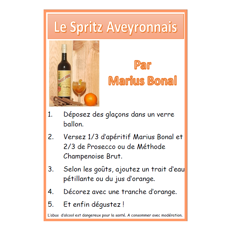 Quina - Apéritif Marius Bonal à base de vin, de gentiane, de quinquina ...